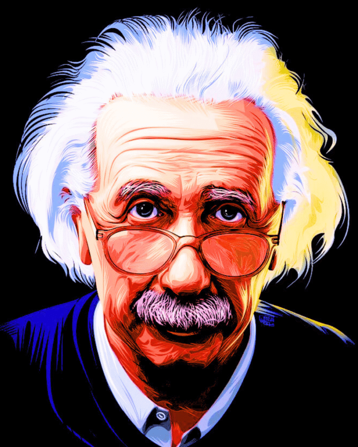 Buy Albert Einstein Print Graphic T Shirt - OikotaanTees